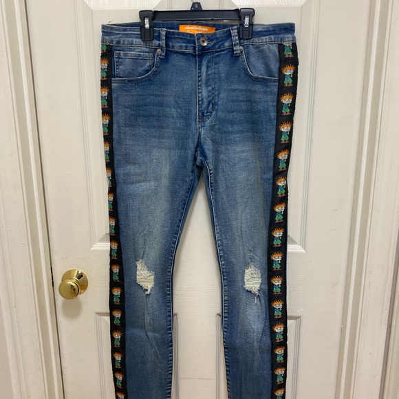 Nickelodeon | Pants | Nickelodeon Rugrats Blue Denim Slim Fitskinny ...